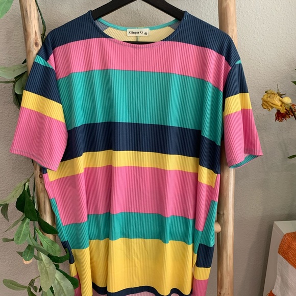 Ginger G | Tops | Ginger G Stripped Tshirt | Poshmark